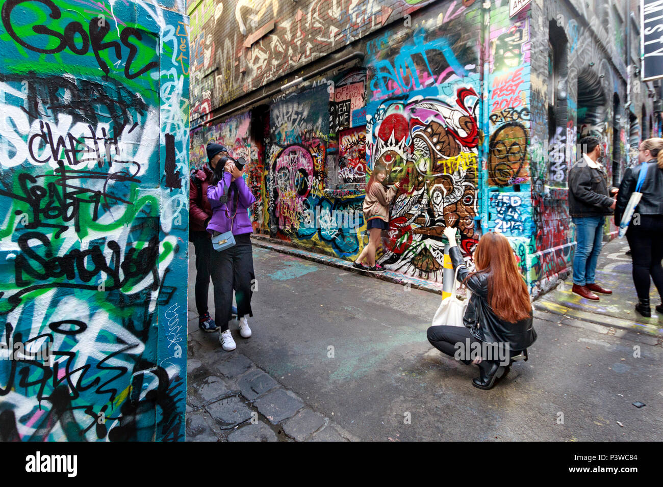 Australia, Hosier Lane, Melbourne, Urban art, Victoria, graffiti ...