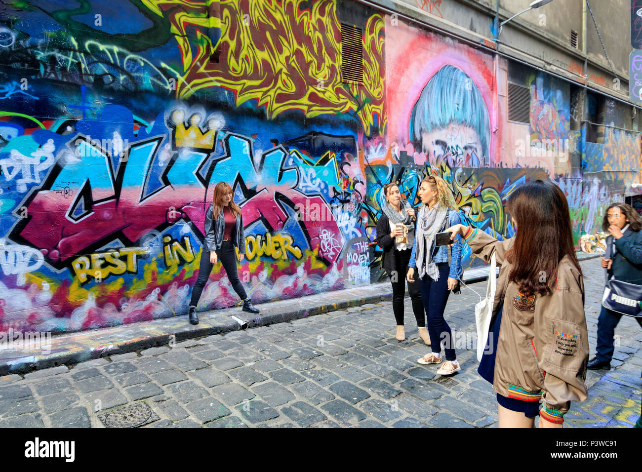 Australia, Hosier Lane, Melbourne, Urban art, Victoria, graffiti ...
