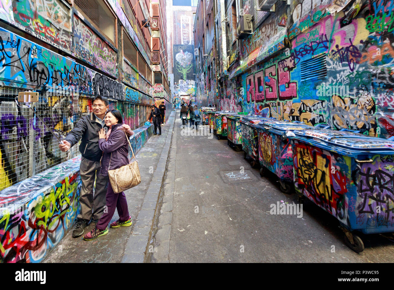 Australia, Hosier Lane, Melbourne, Urban art, Victoria, graffiti ...
