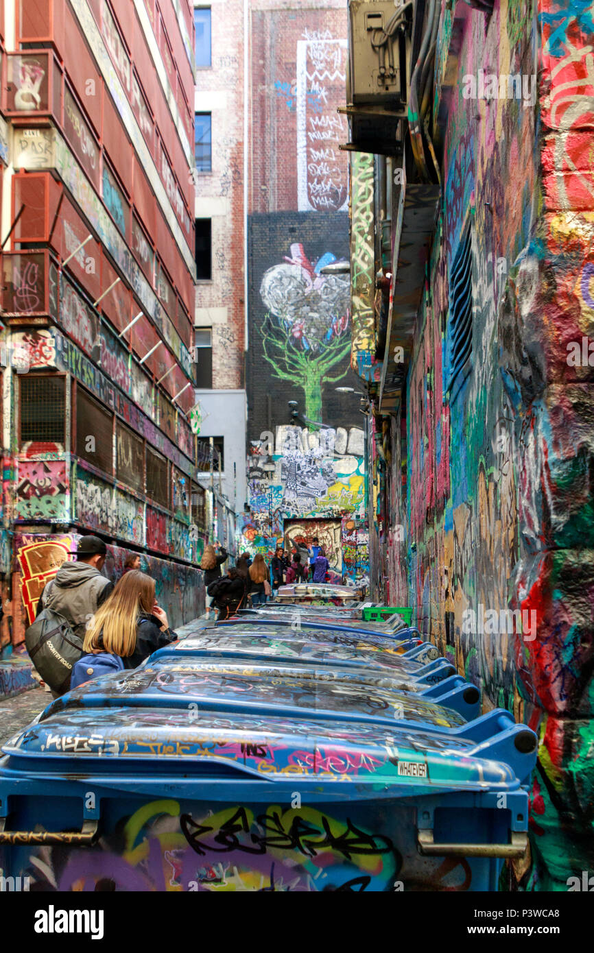 Australia, Hosier Lane, Melbourne, Urban art, Victoria, graffiti ...