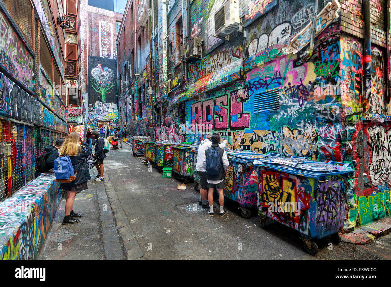 Australia, Hosier Lane, Melbourne, Urban art, Victoria, graffiti ...