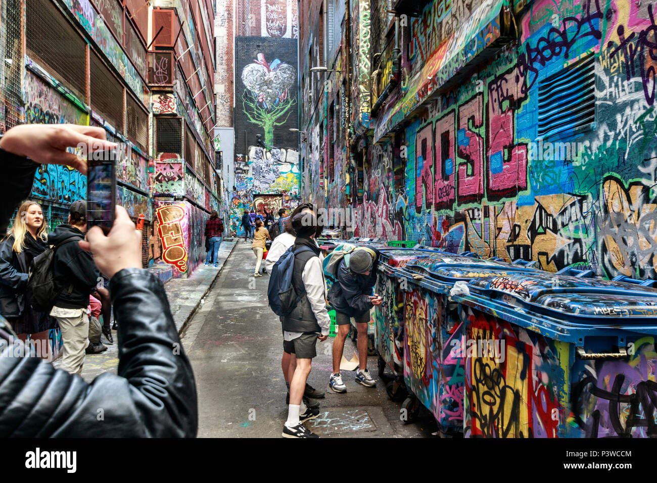 Australia, Hosier Lane, Melbourne, Urban art, Victoria, graffiti ...