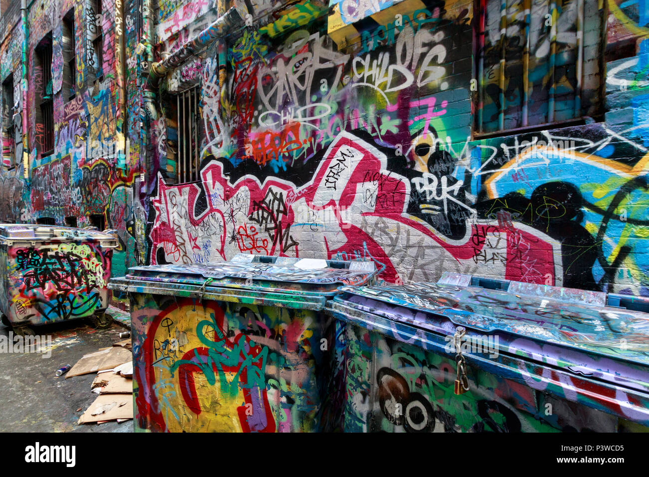Australia, Hosier Lane, Melbourne, Urban art, Victoria, graffiti ...