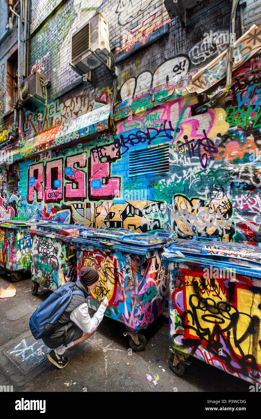 Australia, Hosier Lane, Melbourne, Urban art, Victoria, graffiti ...