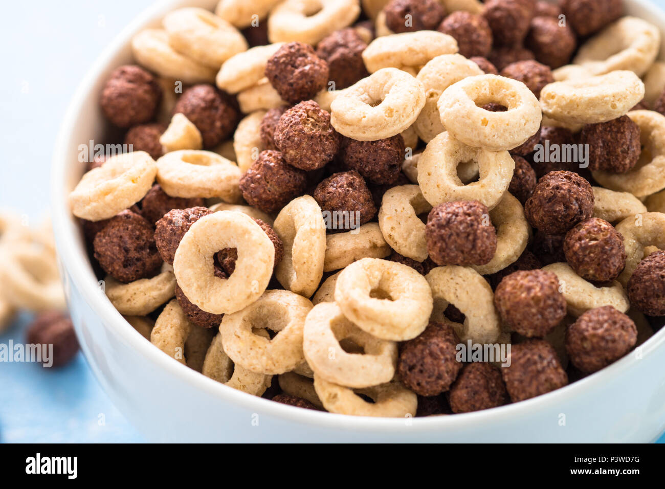 Chocolate cereal balls in white hi-res stock photography and images - Alamy