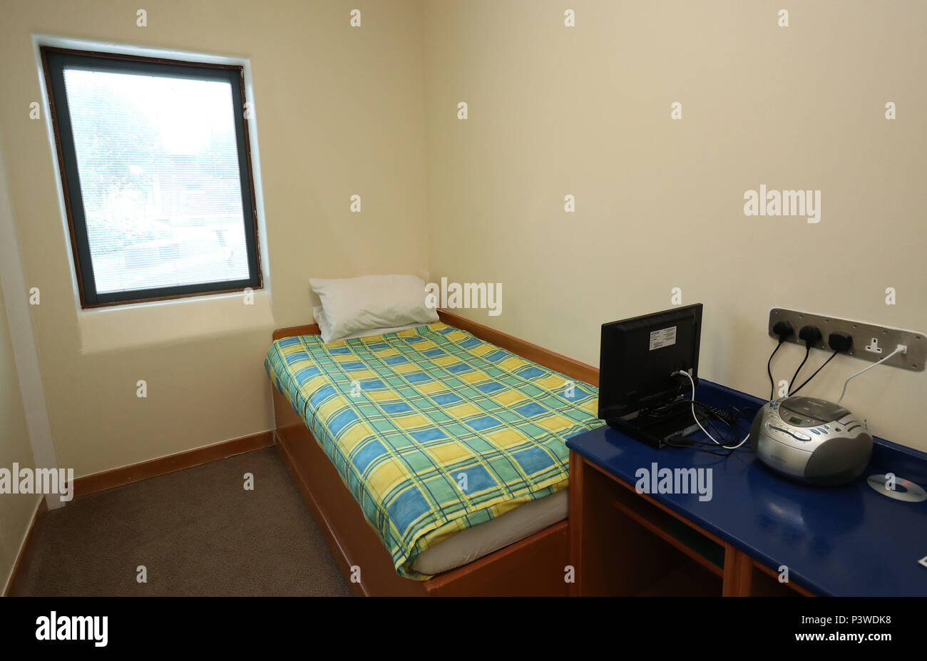 A cell at Woodlands Juvenile Justice Centre in Bangor, Co Down ...