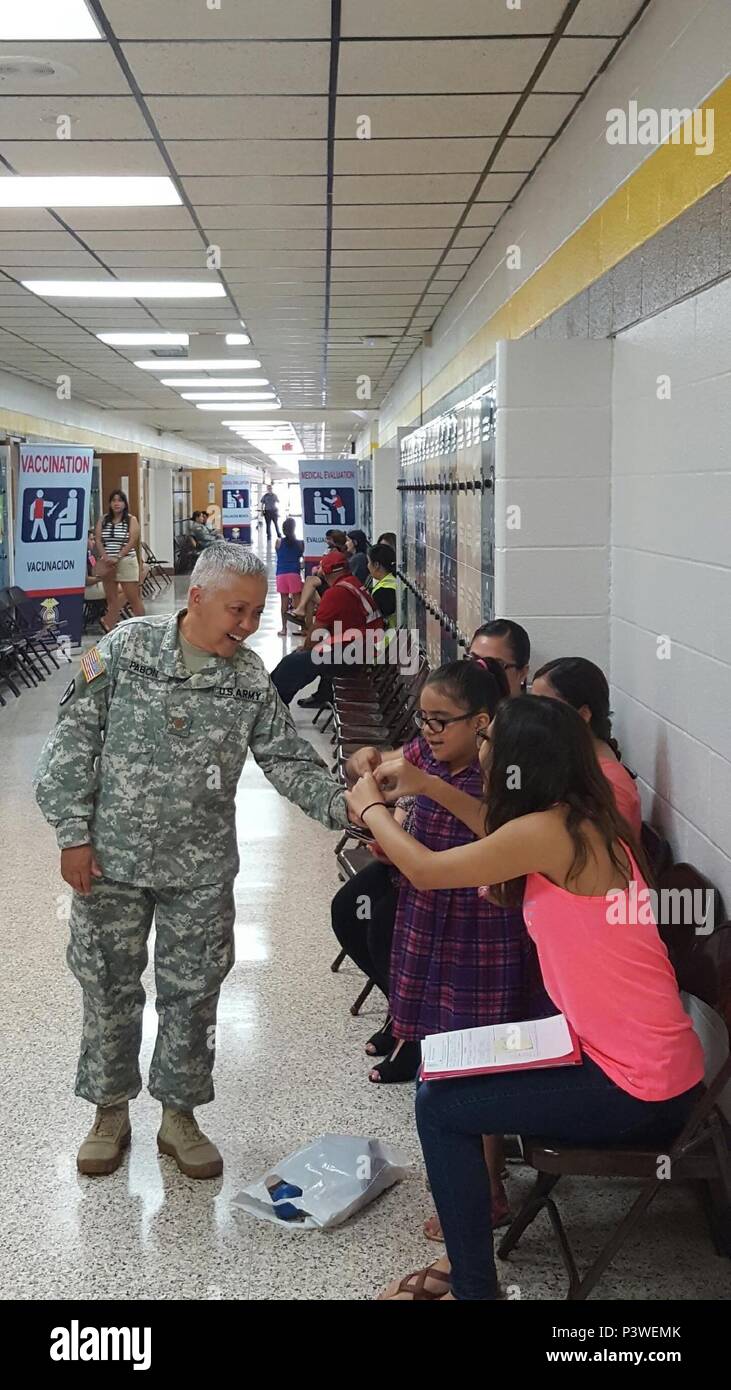 U.S. Army Reserve Maj. Sandra Pabon, a mental health clinician with the ...