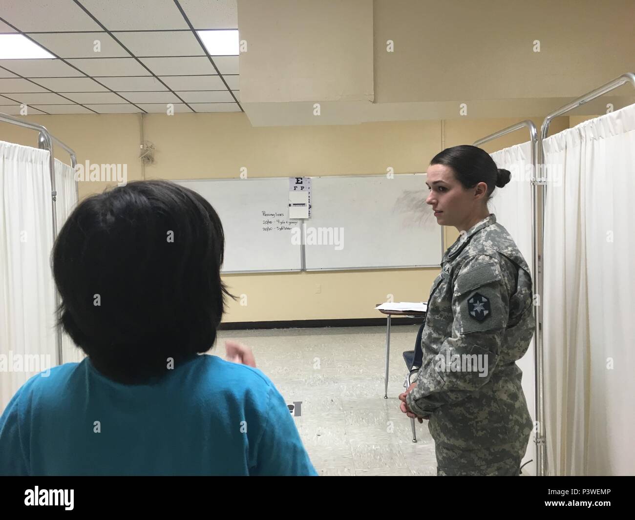 U.S. Army Reserve Sgt. Shannon Page, a health care specialist with the ...