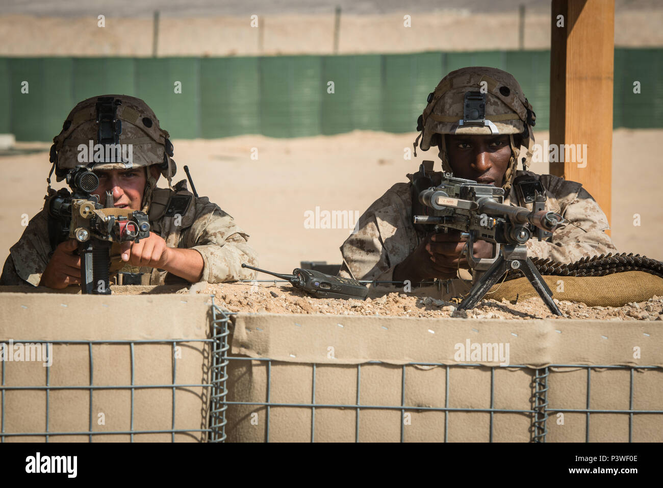 Marines with Kilo Company, 3rd Battalion, 5th Marine Regiment, provide ...
