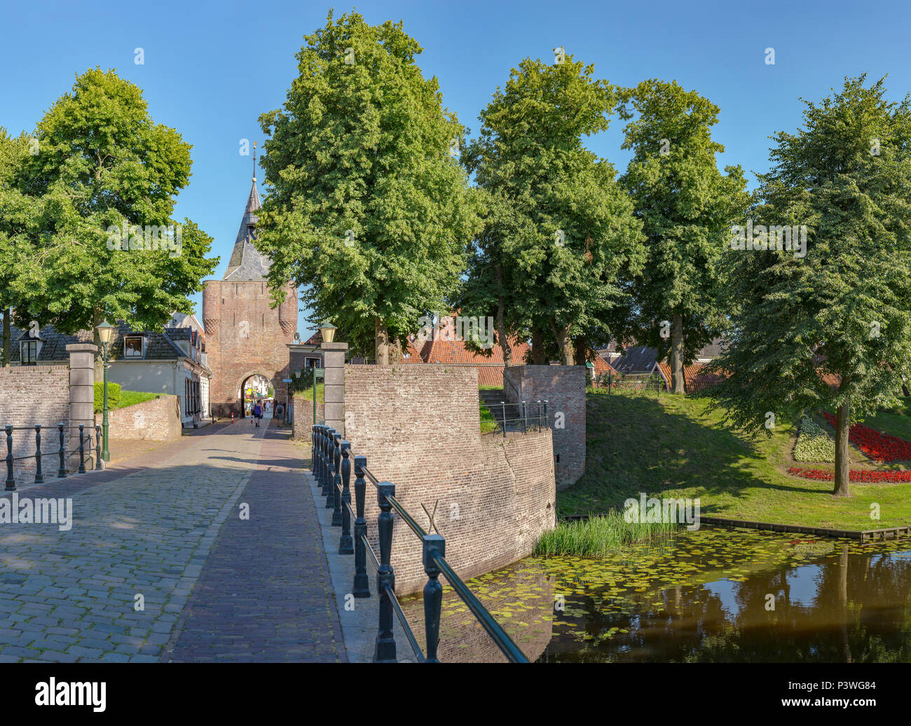 The town gate and its casemate Stock Photo - Alamy