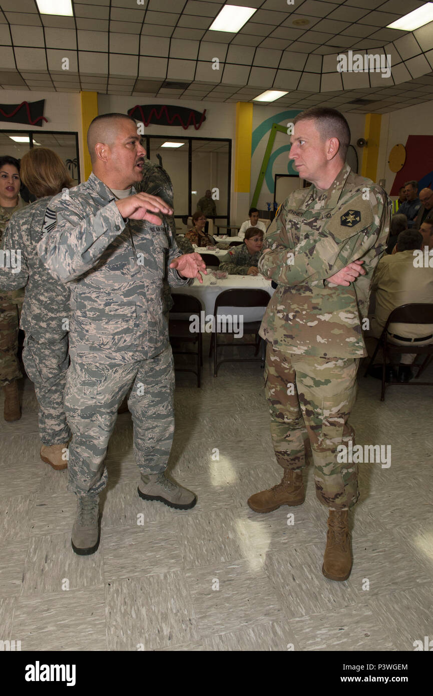 Senior enlisted leaders from the Texas Military Department and 804th ...