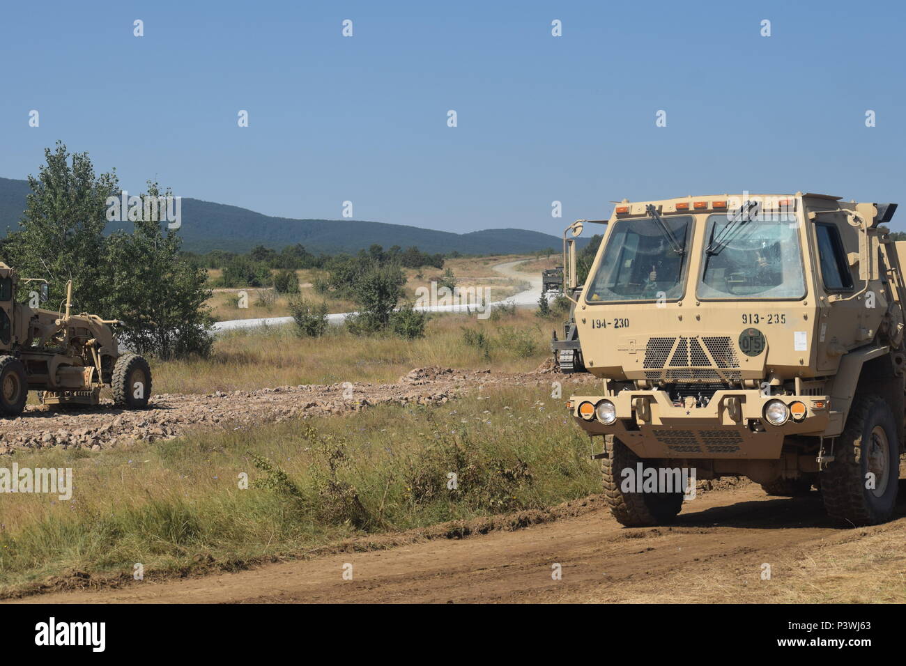 The 841st Engineer Battalion, U.S. Army Reserve, out of Miami, Florida ...