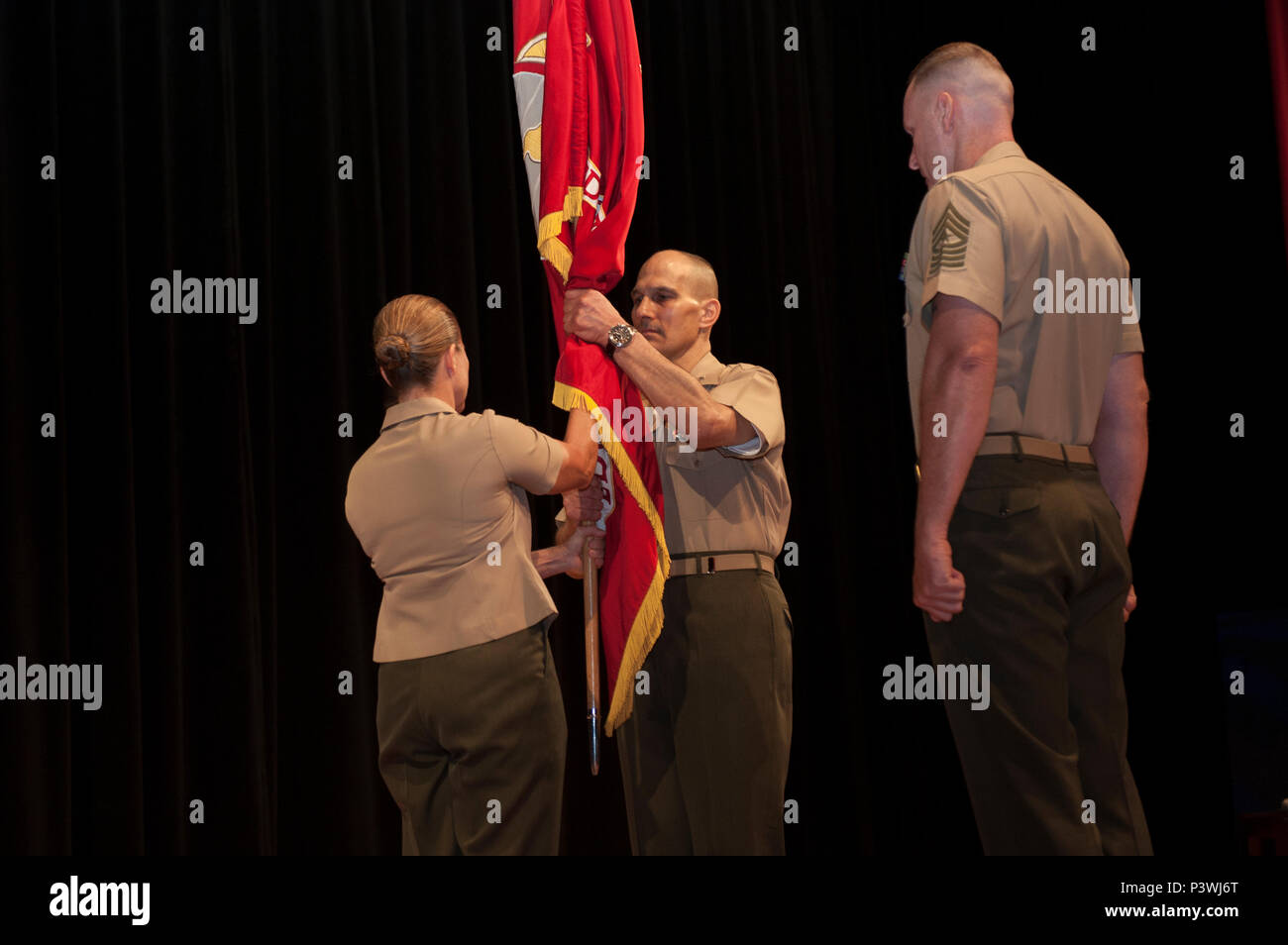 U.S. Marine Corps Brig. Gen. Helen G. Pratt, Commanding General and ...