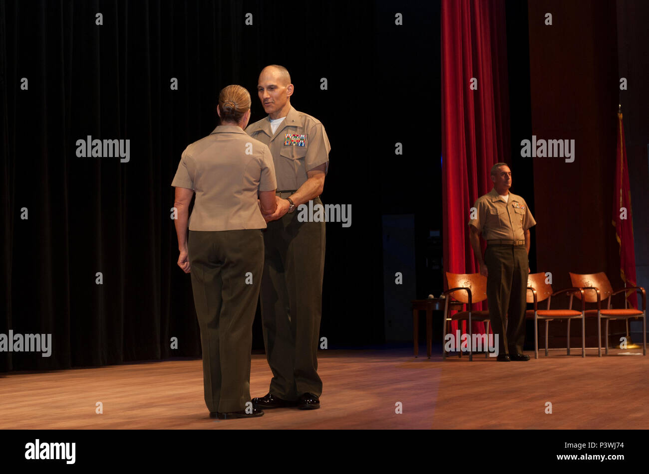 U.S. Marine Corps Brig. Gen. Helen G. Pratt, Commanding General and ...