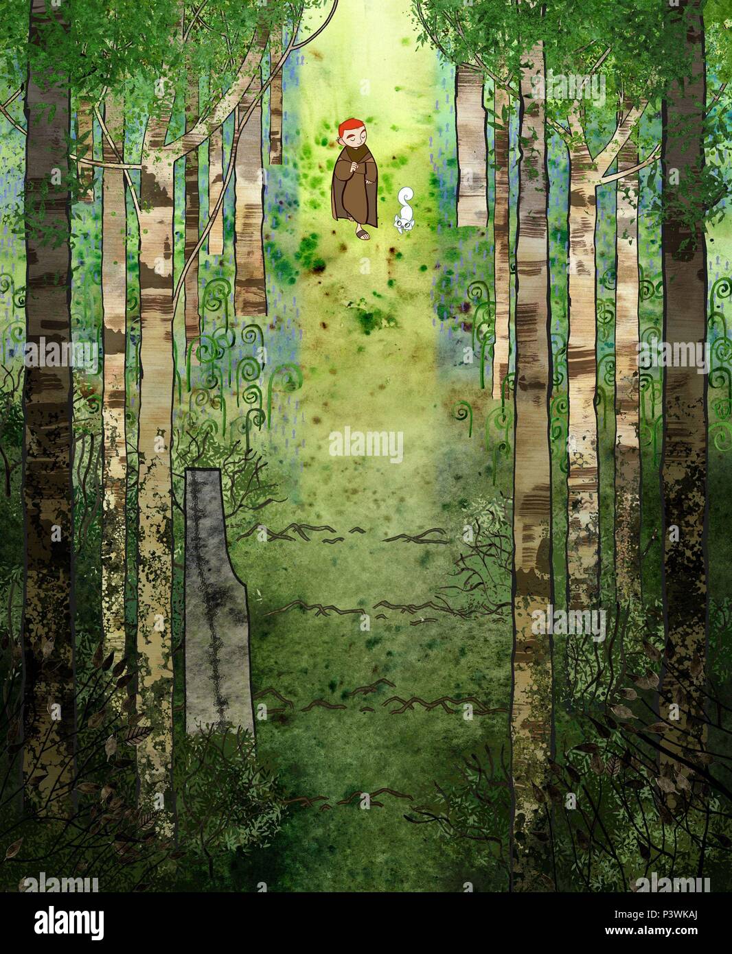 Original Film Title: THE SECRET OF KELLS. English Title: THE SECRET OF ...