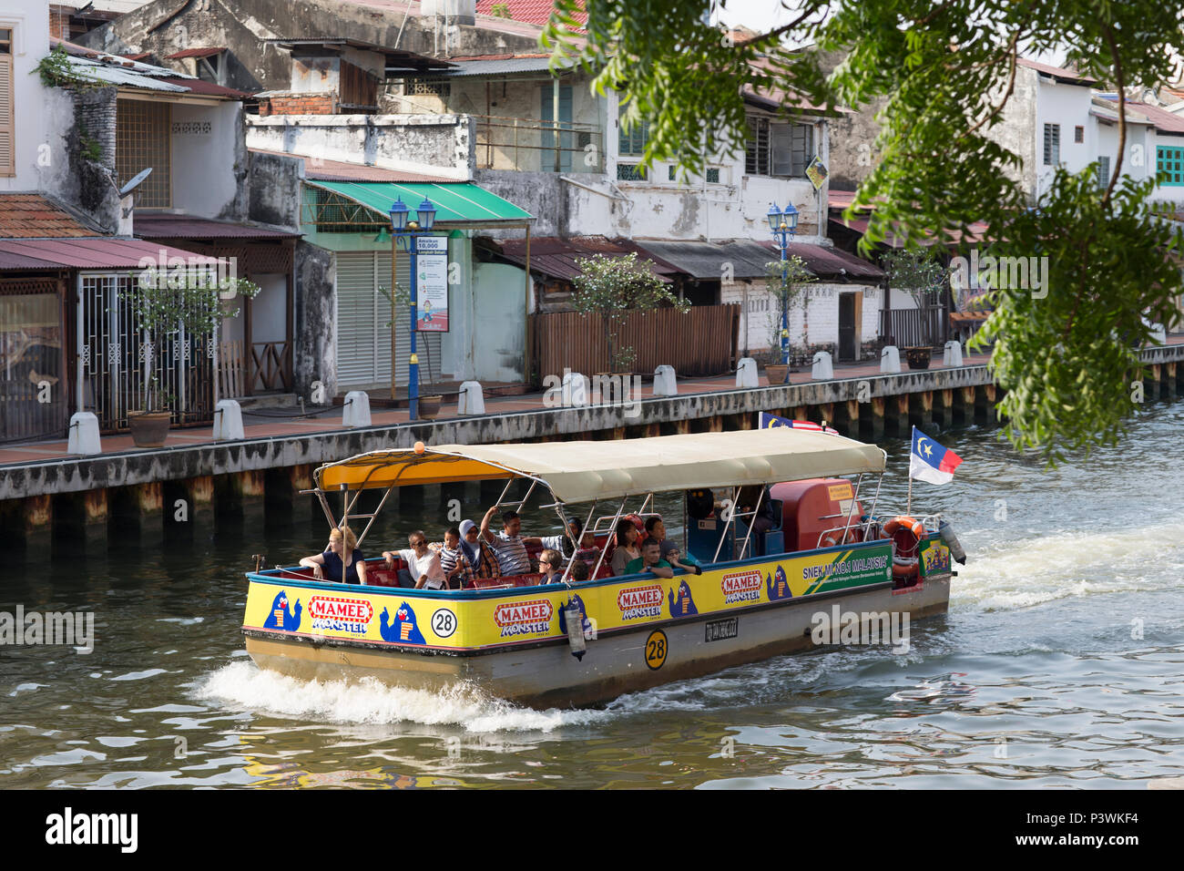 Mainland Chinese and Singaporean tourists visit the historic Malaysian ...