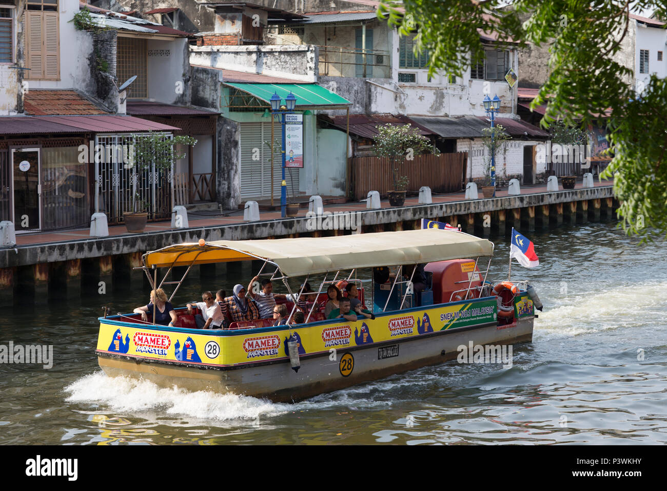 Mainland Chinese and Singaporean tourists visit the historic Malaysian ...