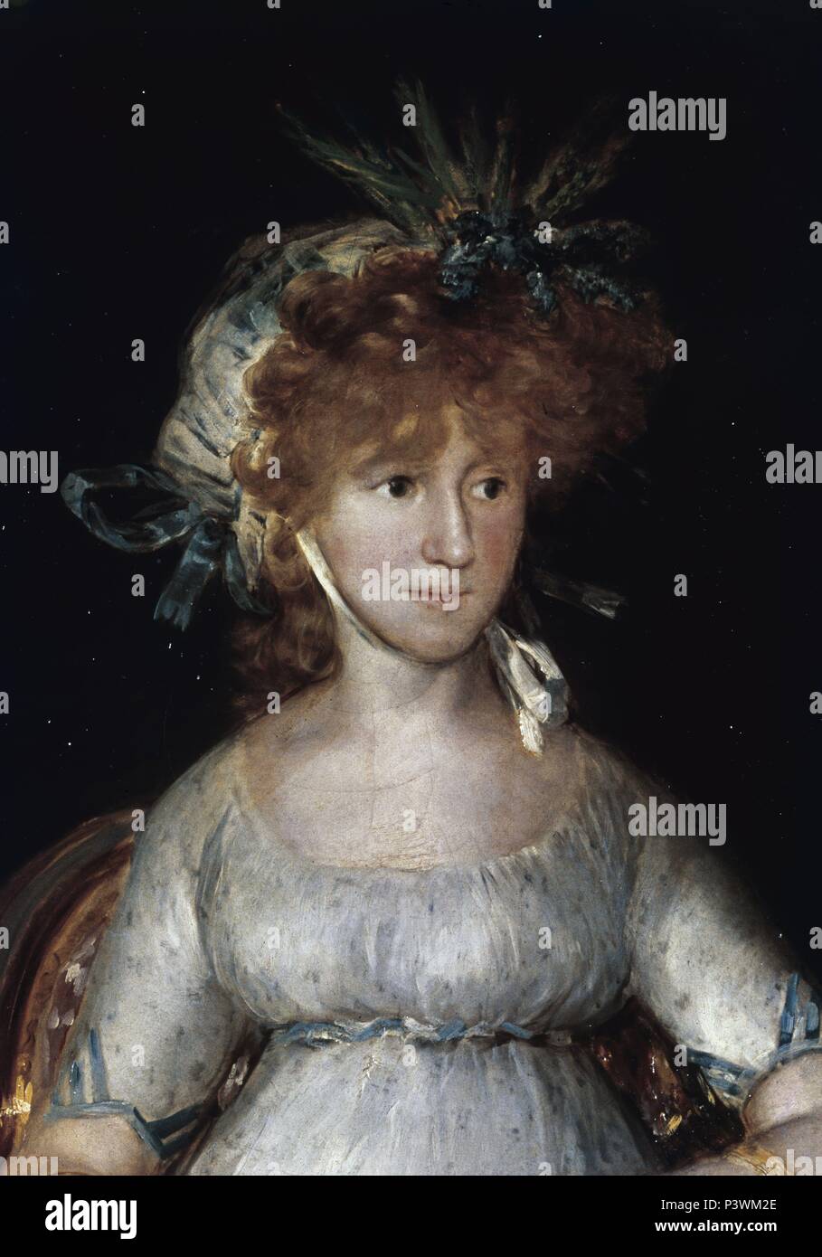 'The Countess of Chinchón (detail)', 1800, Oil on canvas, P07767 ...