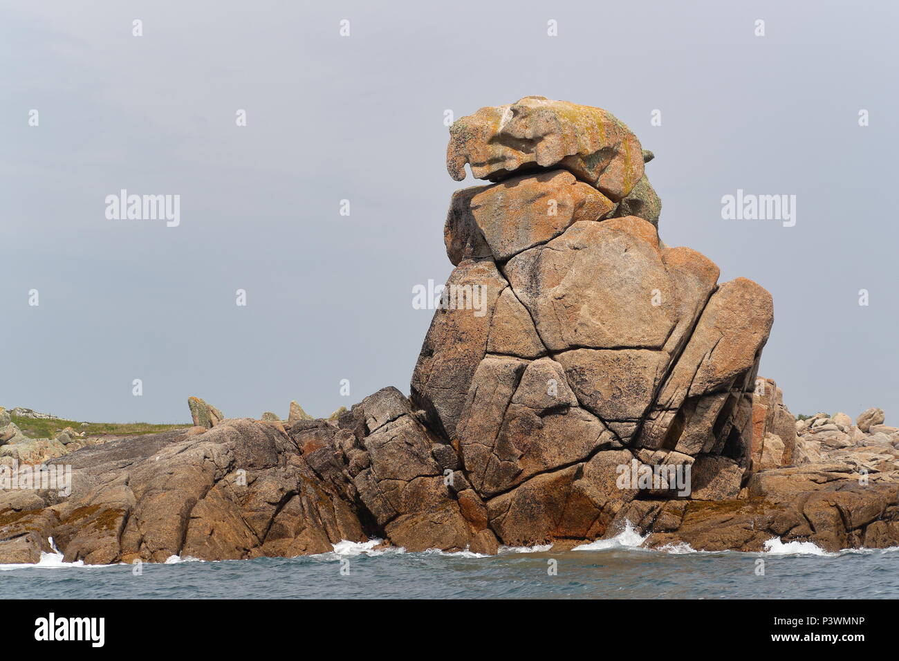 Rock formation on the Isles of Scilly, Cornwall, UK Stock Photo - Alamy