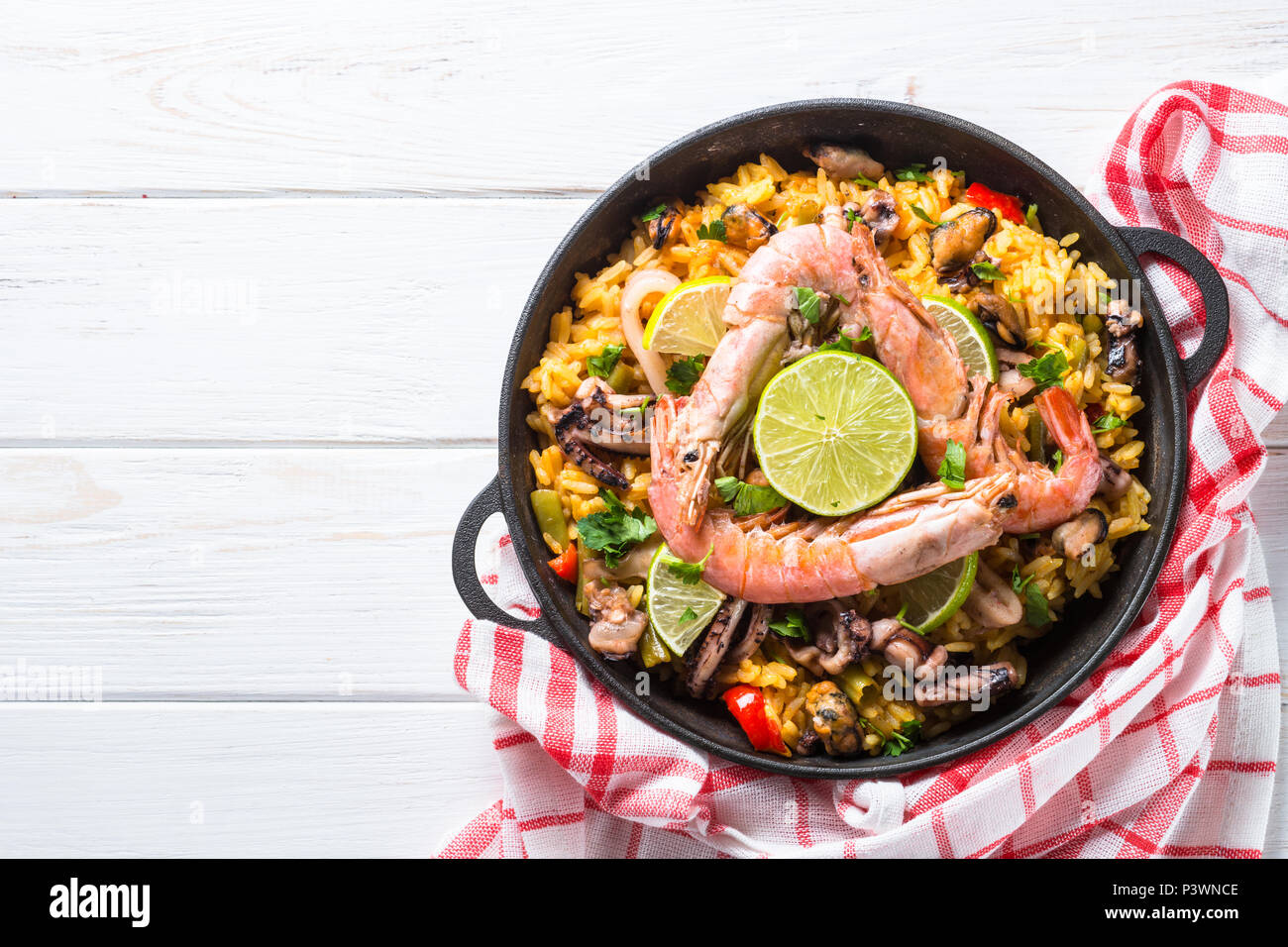 Traditional Spanish Food Paella
