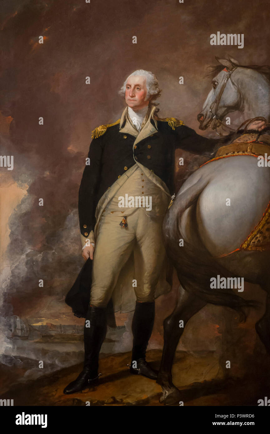 Washington at Dorchester Heights, Gilbert Stuart, 1806, Museum of Fine ...
