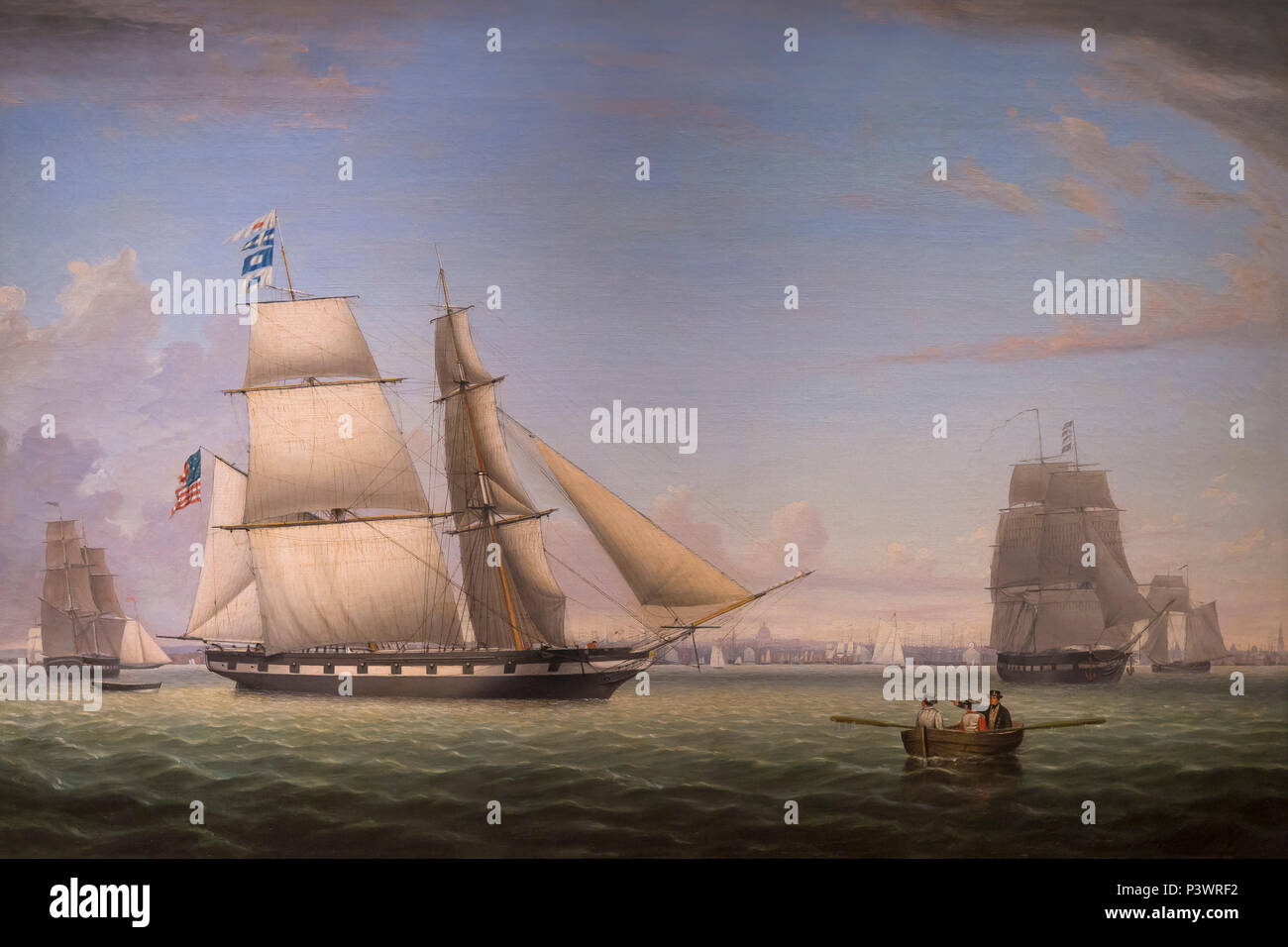 Brig antelope in boston harbour hi-res stock photography and images - Alamy