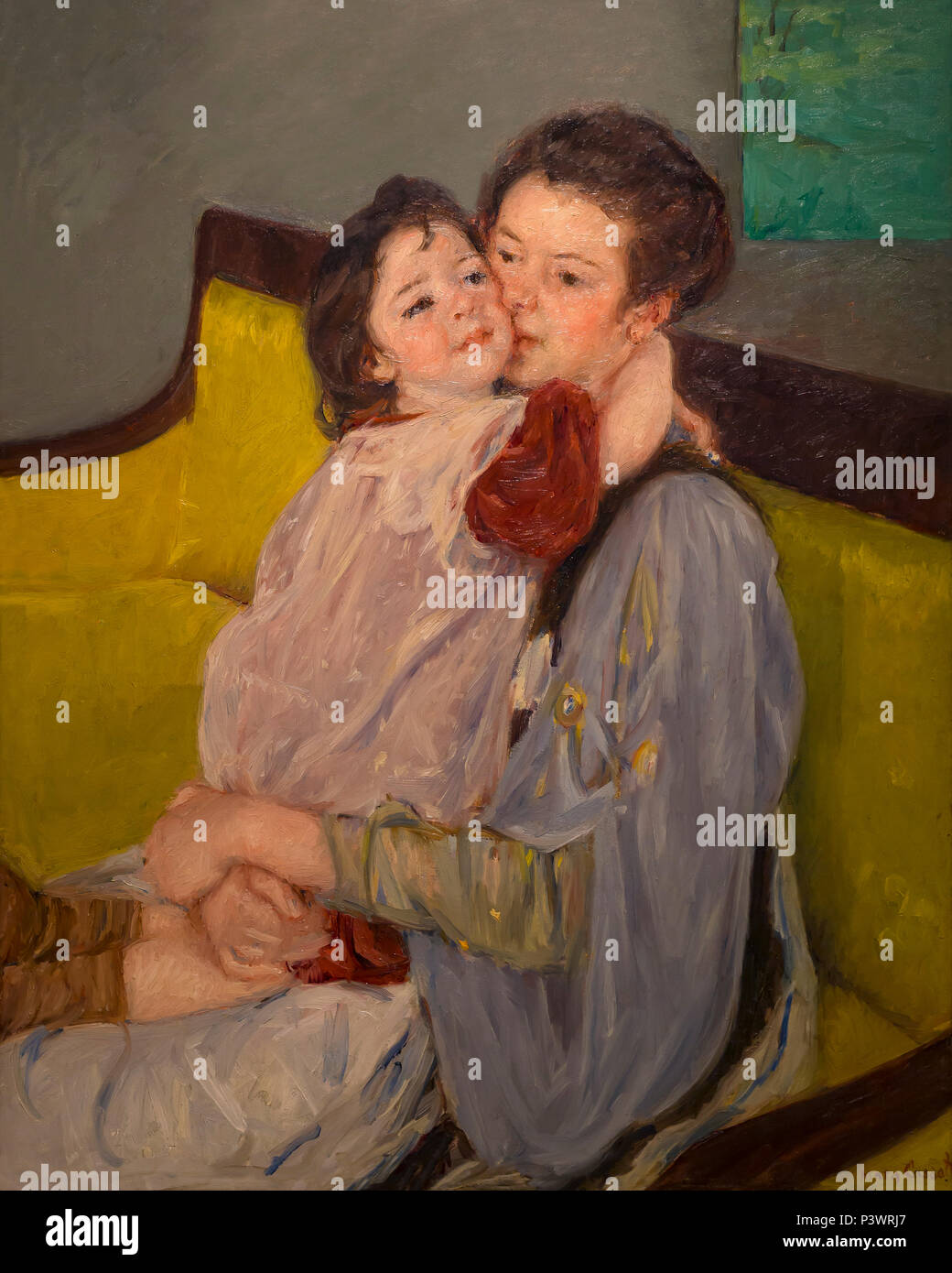 Caresse Maternelle, Mary Stevenson Cassatt, circa 1902, Museum of Fine ...