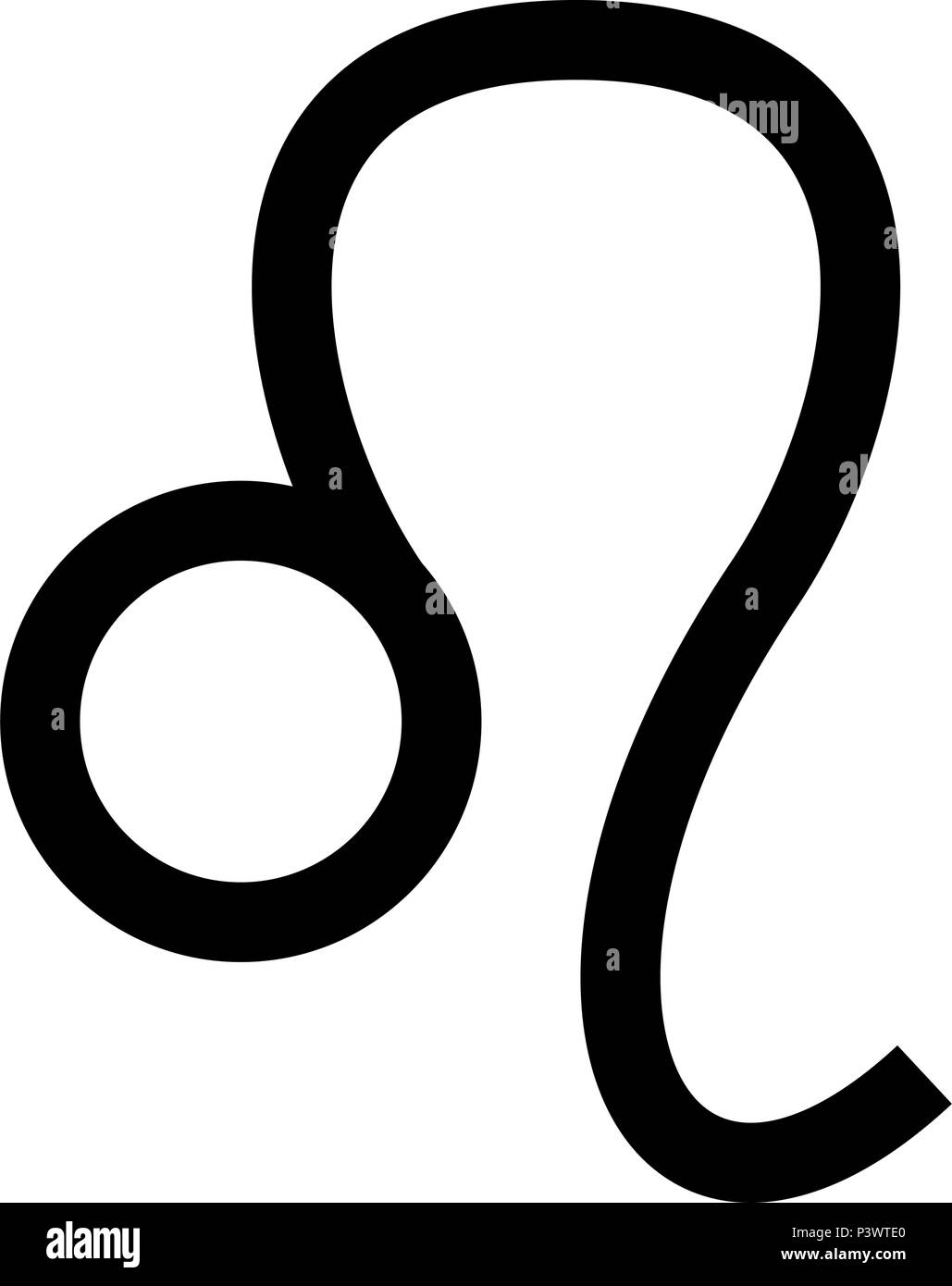 Lion symbol zodiac icon black color vector I flat style simple image ...