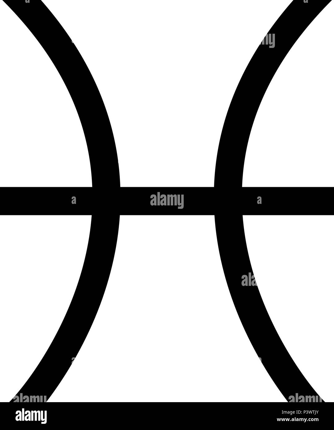 Pisces symbol hi-res stock photography and images - Alamy