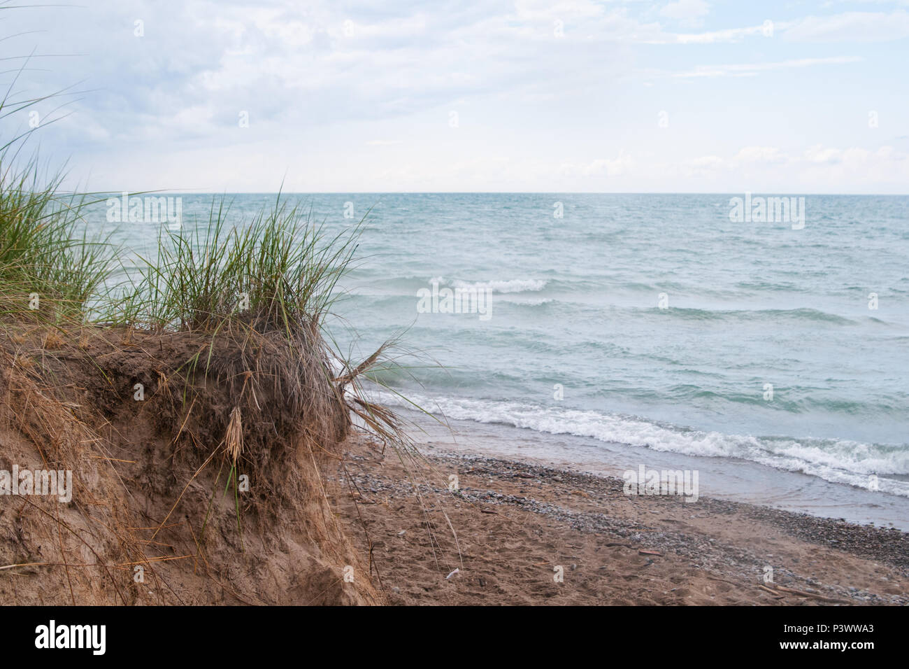 Lake Huron at Pinery Provincial Park Ontario, Canada Stock Photo - Alamy