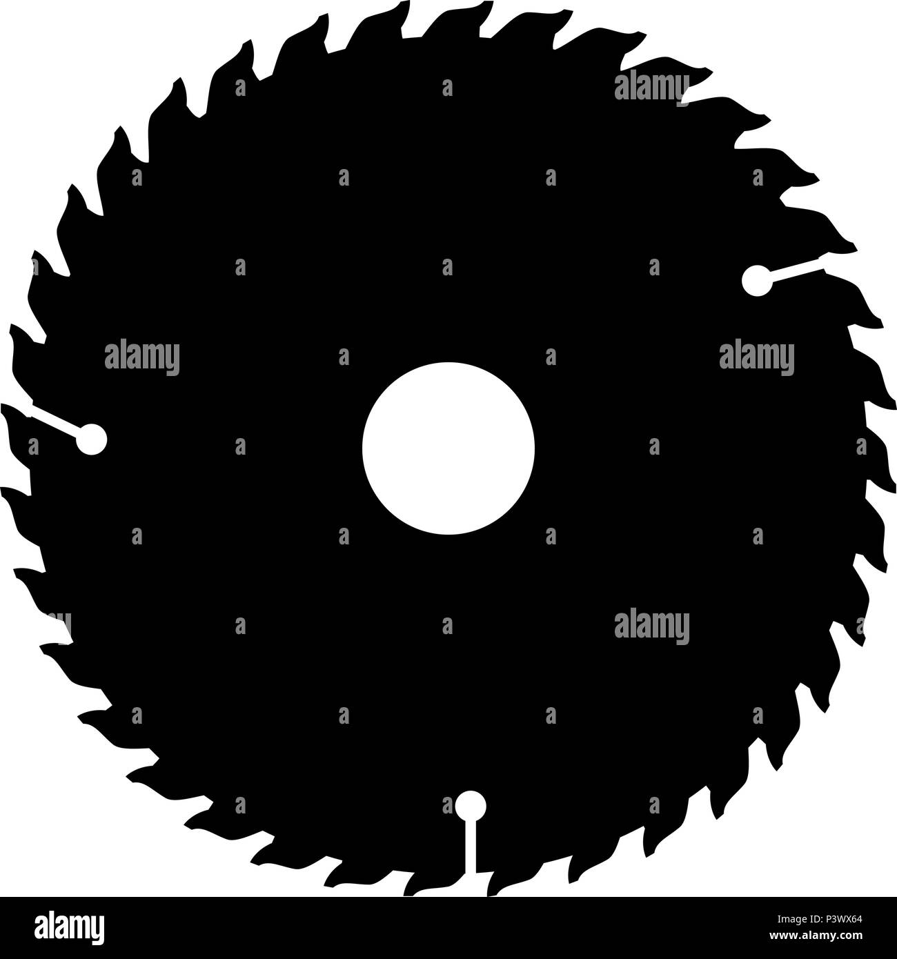 Circular disk icon black color vector I flat style simple image Stock ...