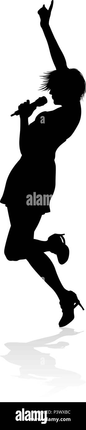 Female lead singer Stock Vector Images - Alamy