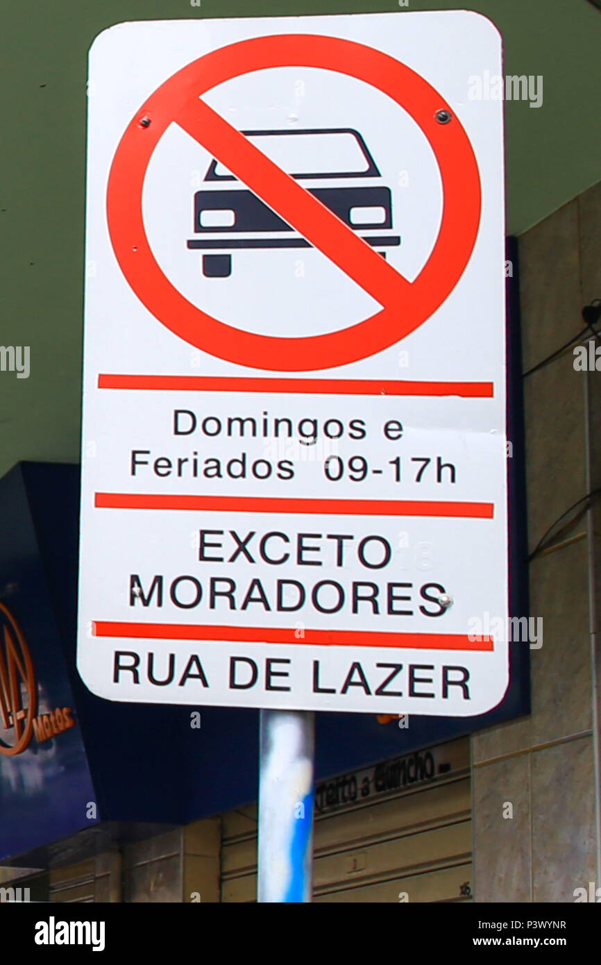 Placa de rua de sao paulo hi-res stock photography and images - Alamy