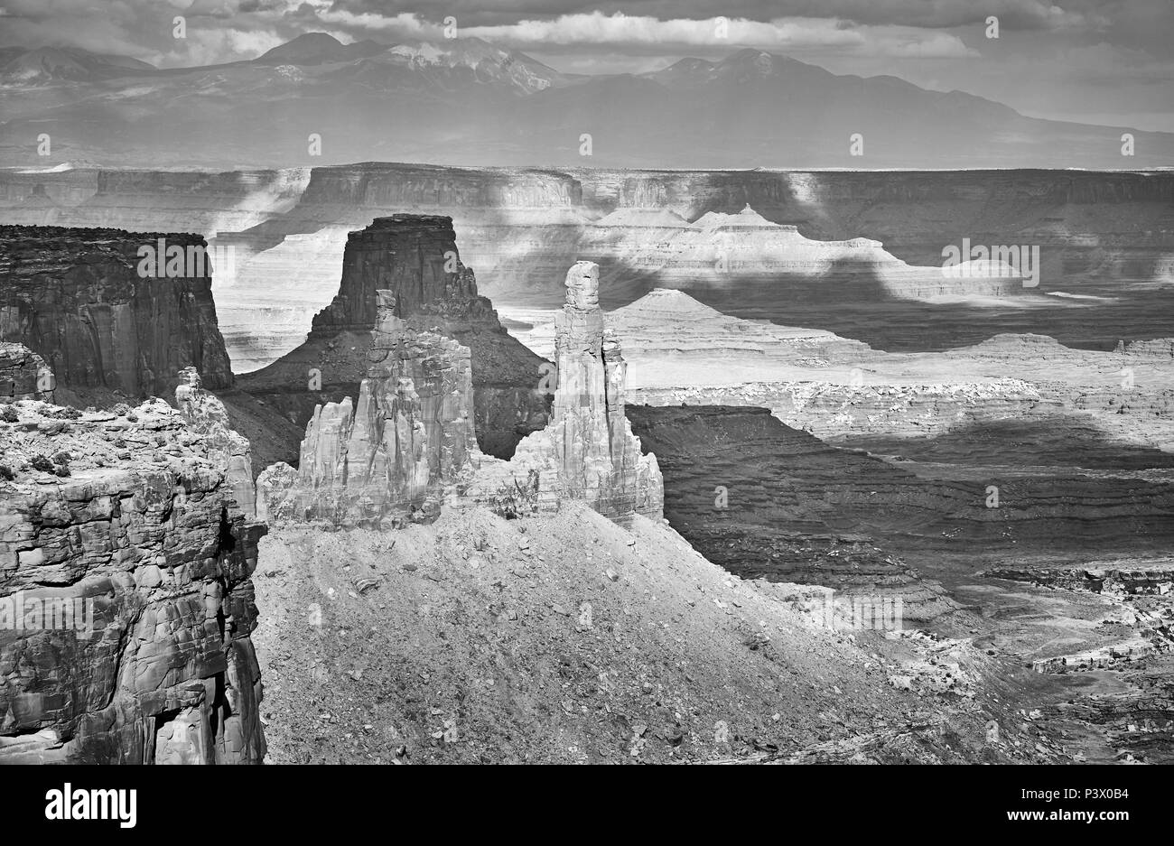 Panoramic landscape in national Black and White Stock Photos & Images ...