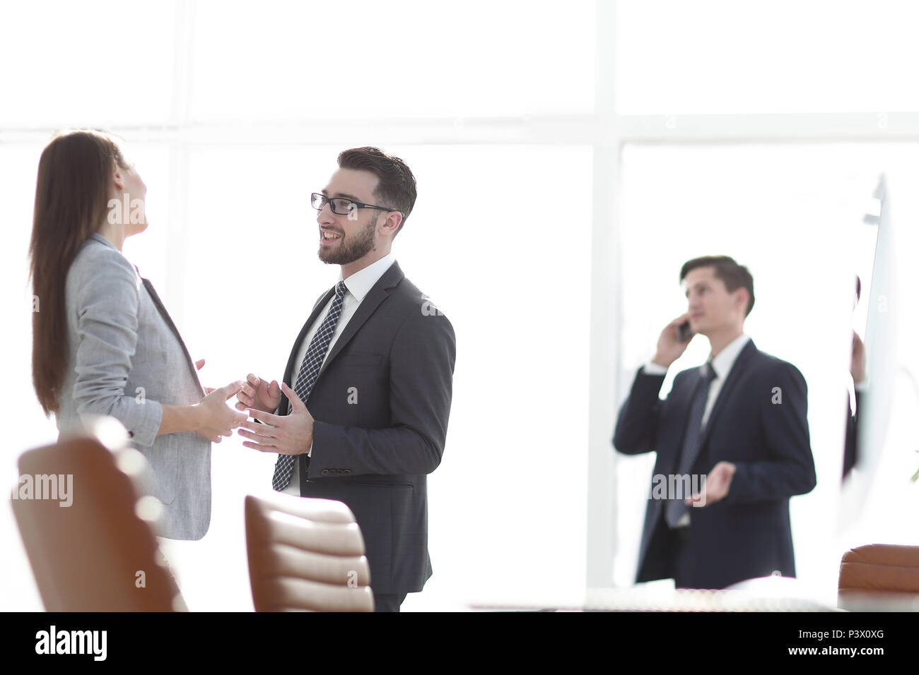 office employees in the workplace Stock Photo - Alamy