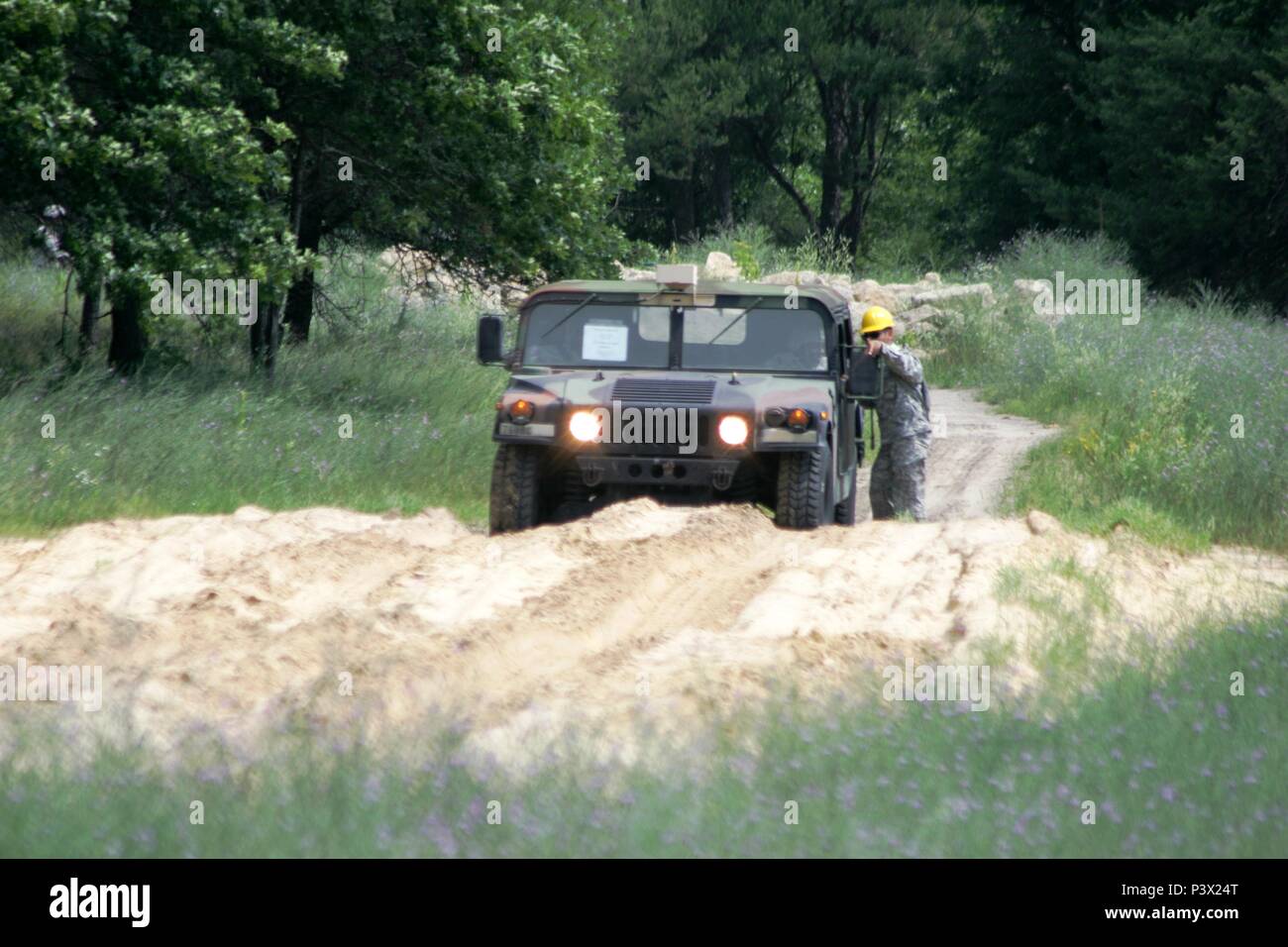 Soldiers participating in the Red Dragon exercise at Fort McCoy, Wis ...