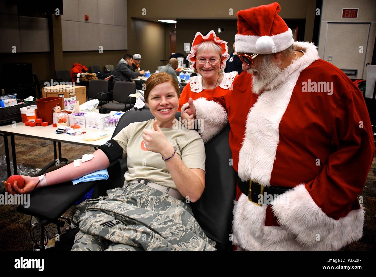 Santa blood donation hi-res stock photography and images - Alamy