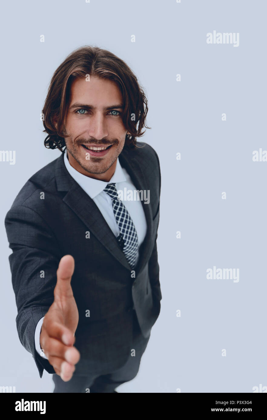 Man extending the hand at front hi-res stock photography and images - Alamy