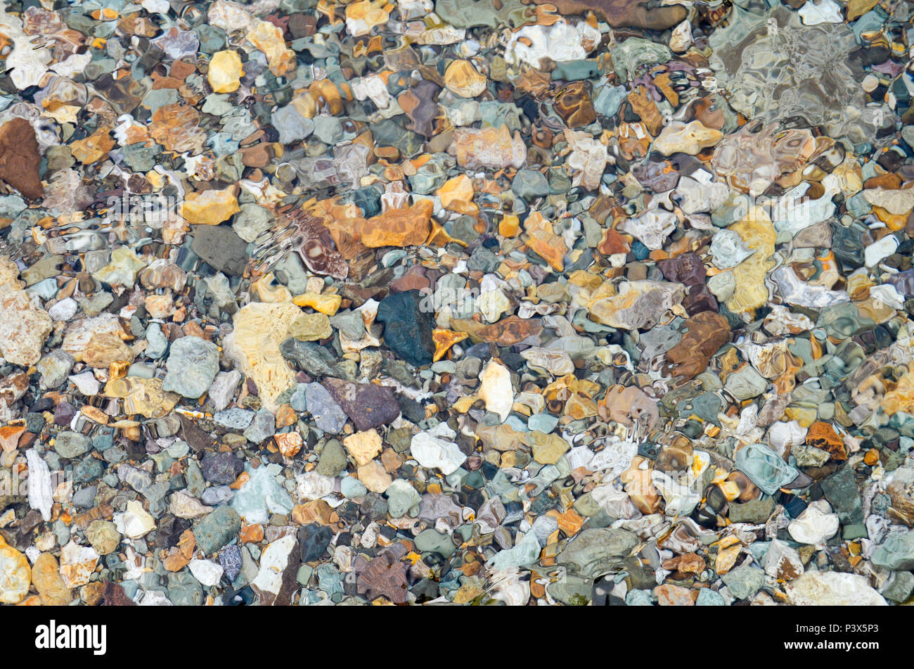 colorful Sediment in water Stock Photo - Alamy
