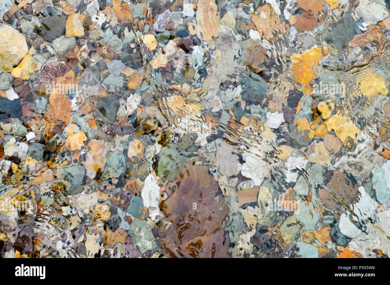 colorful Sediment in water Stock Photo - Alamy