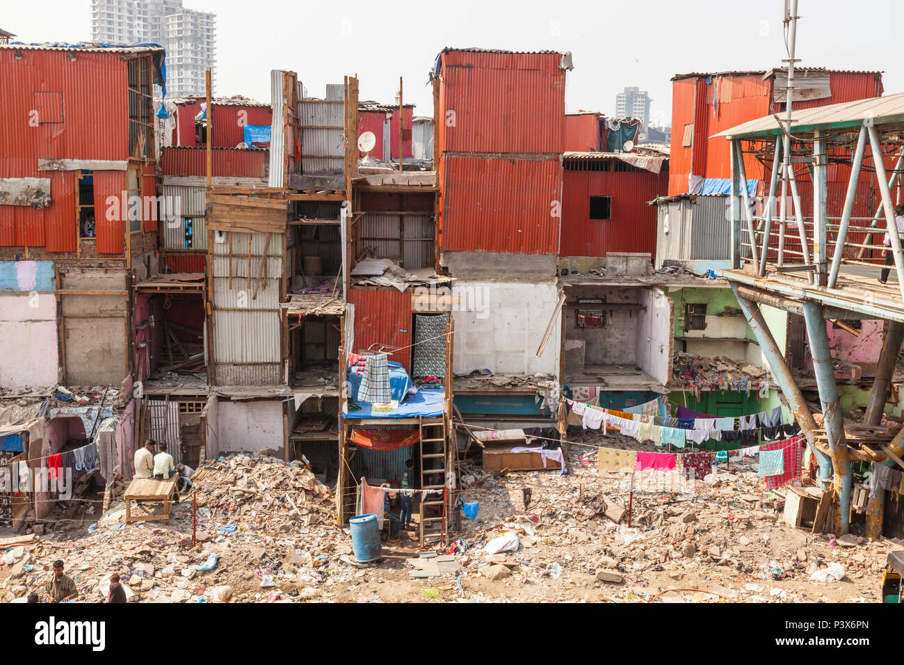 Slum demolition hi-res stock photography and images - Alamy