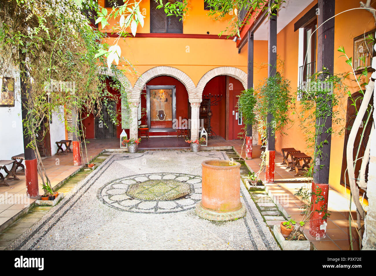 Typical andalusian courtyard hi-res stock photography and images - Alamy
