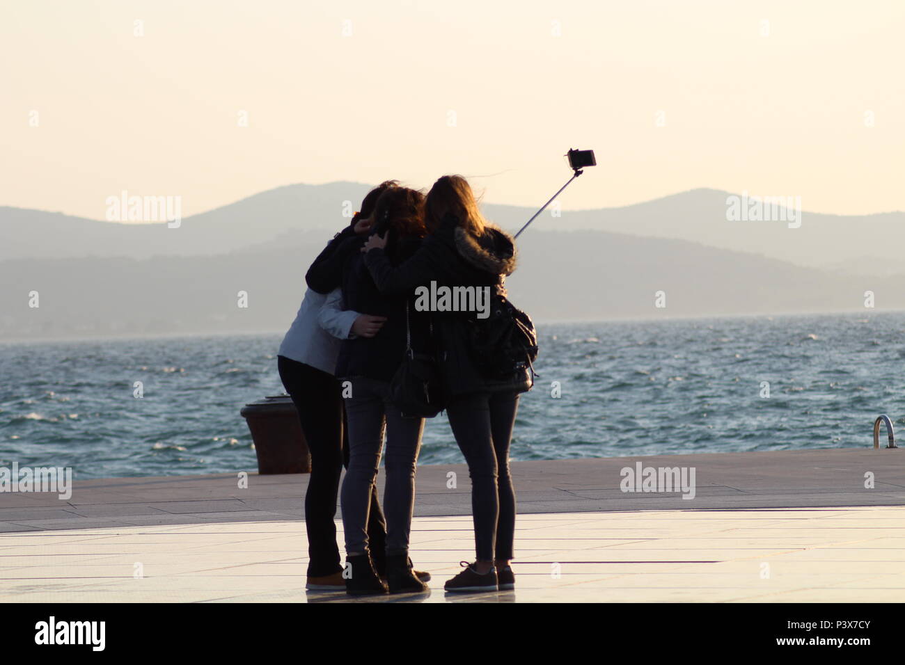 Life is what happens while you take a selfie Stock Photo - Alamy