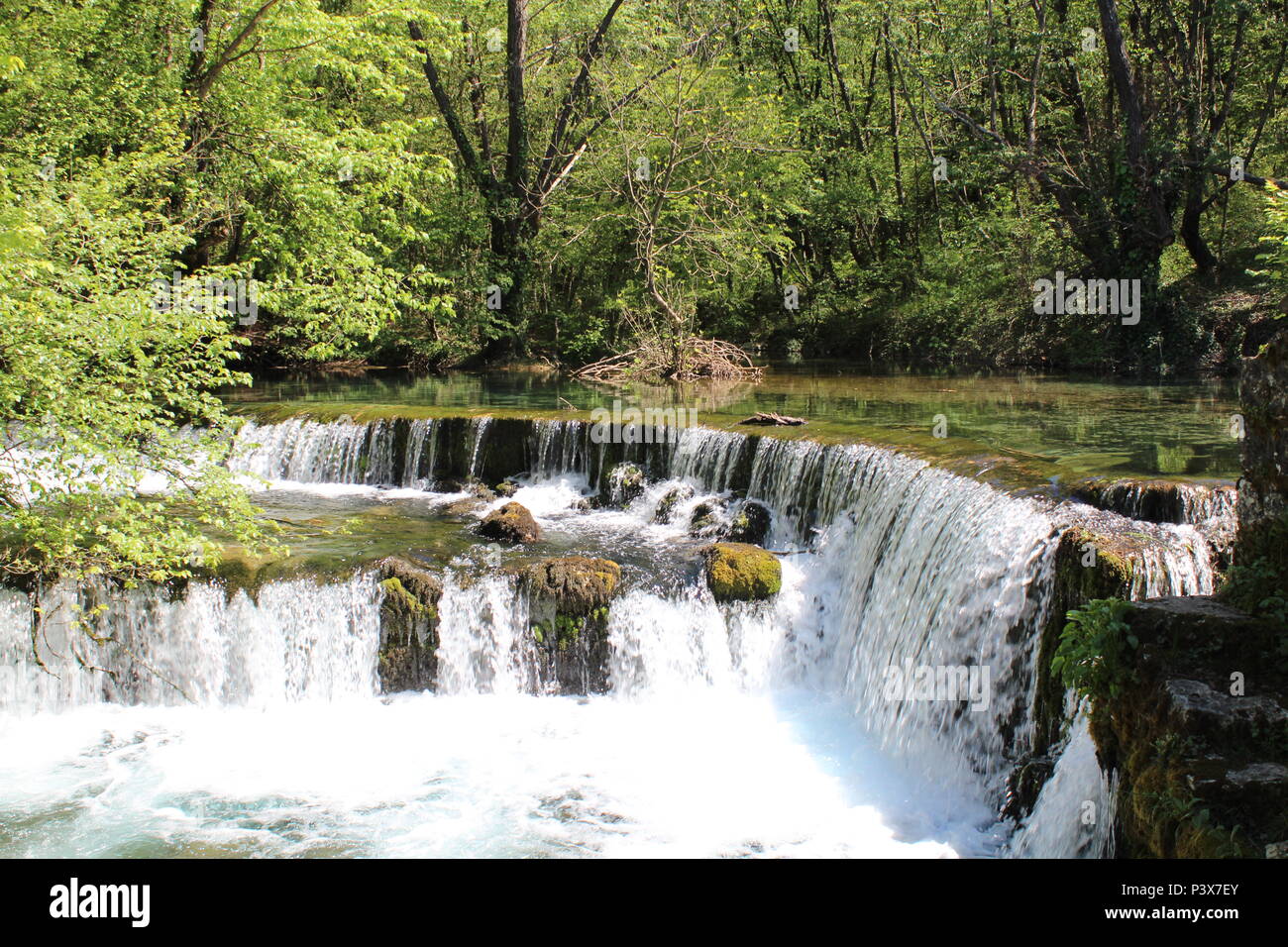 The movement of water, the force of nature Stock Photo - Alamy