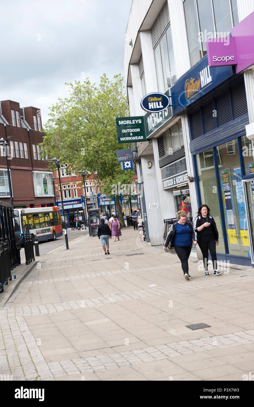 The Shopping Centre in Peterborough, Cambridgeshire England UK Stock ...