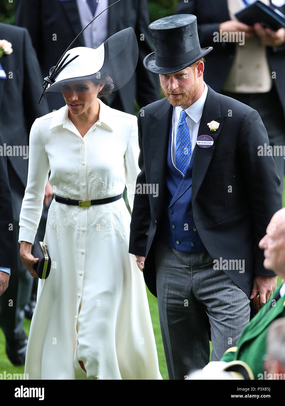 Meghan, Duchess of Sussex and Prince Harry, Duke of Sussex during day ...