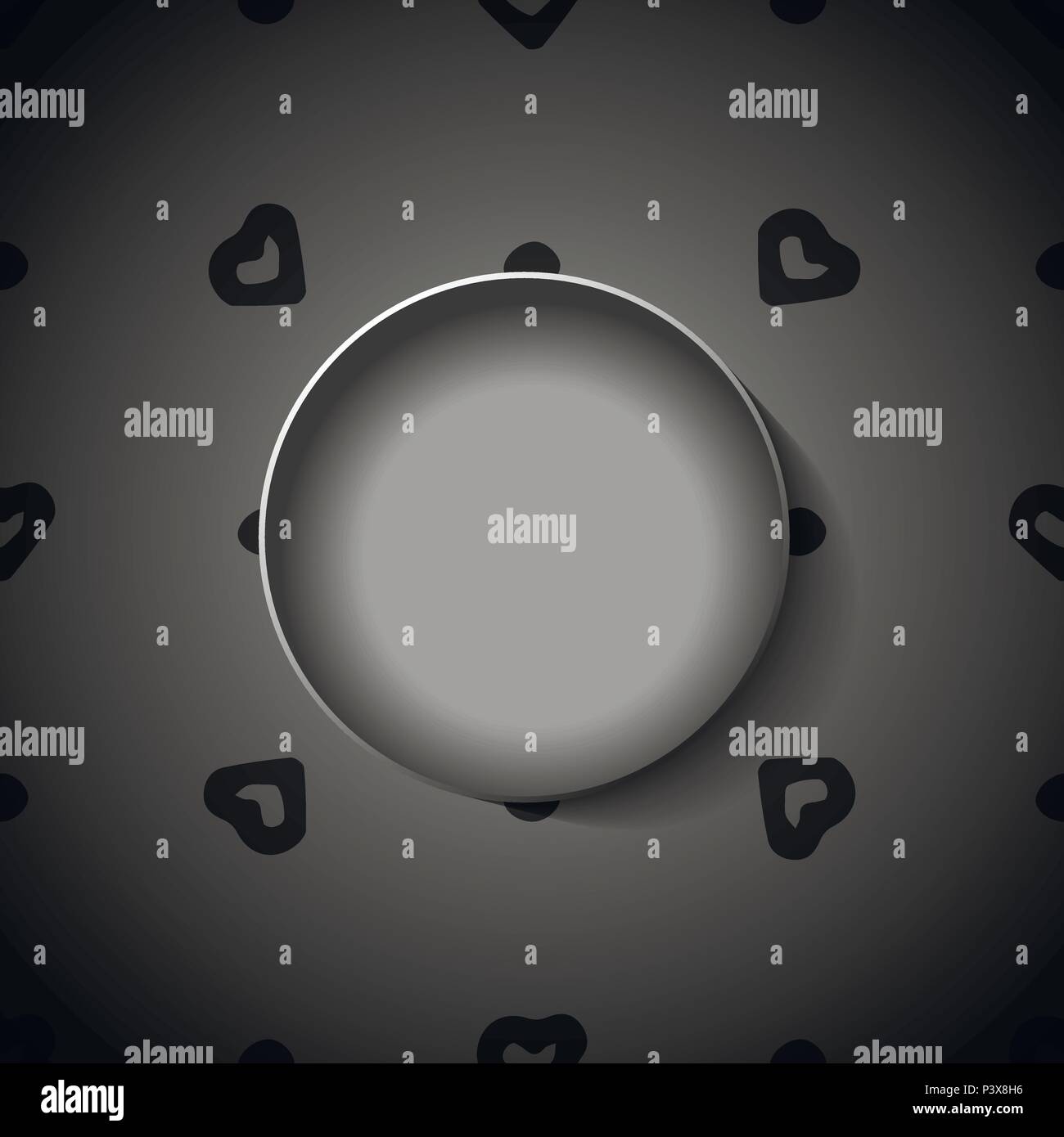 Blank plate Stock Vector Images - Alamy