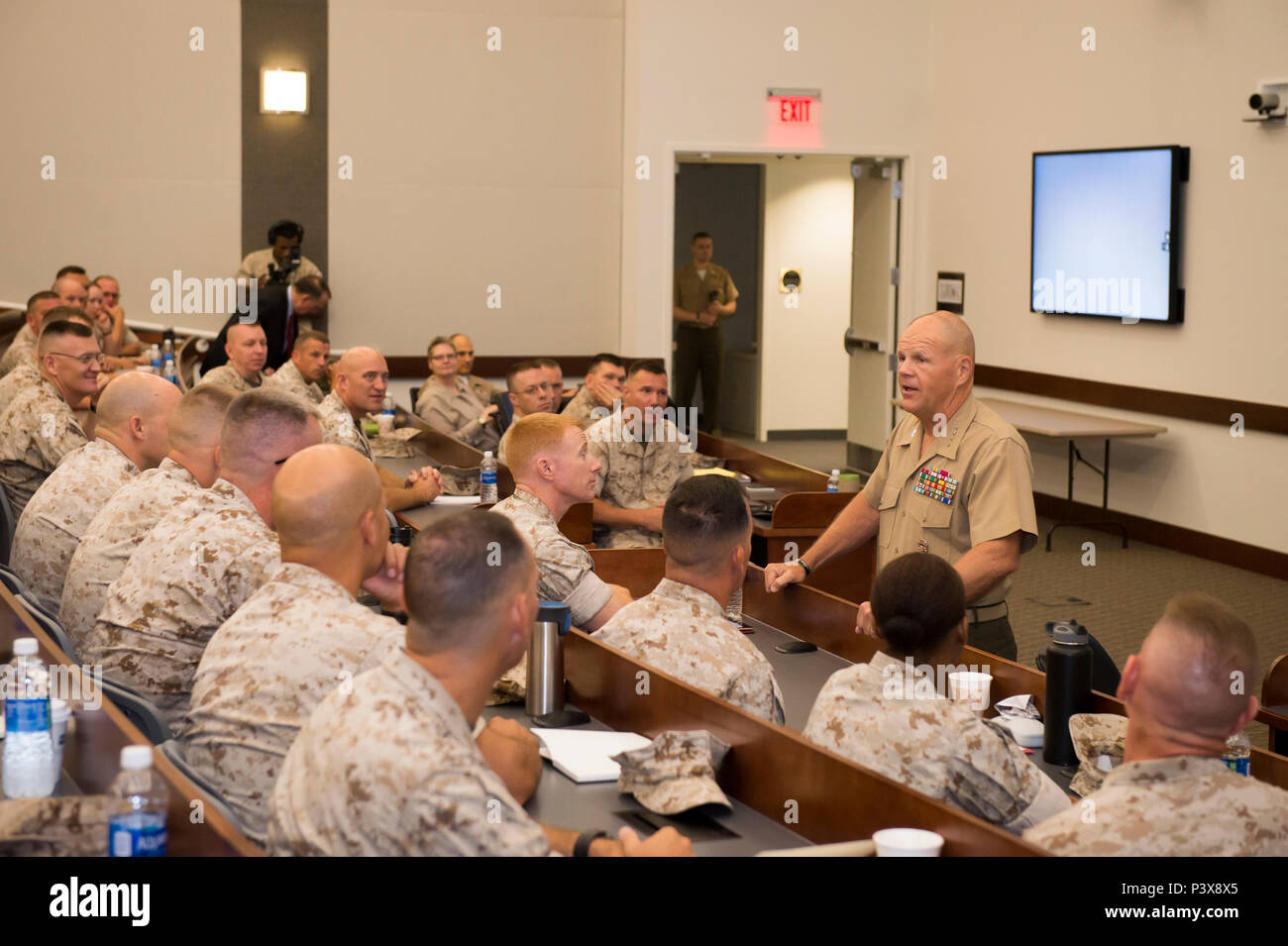 U.S. Marine Corps Gen. Robert Neller, commandant of the Marine Corps ...