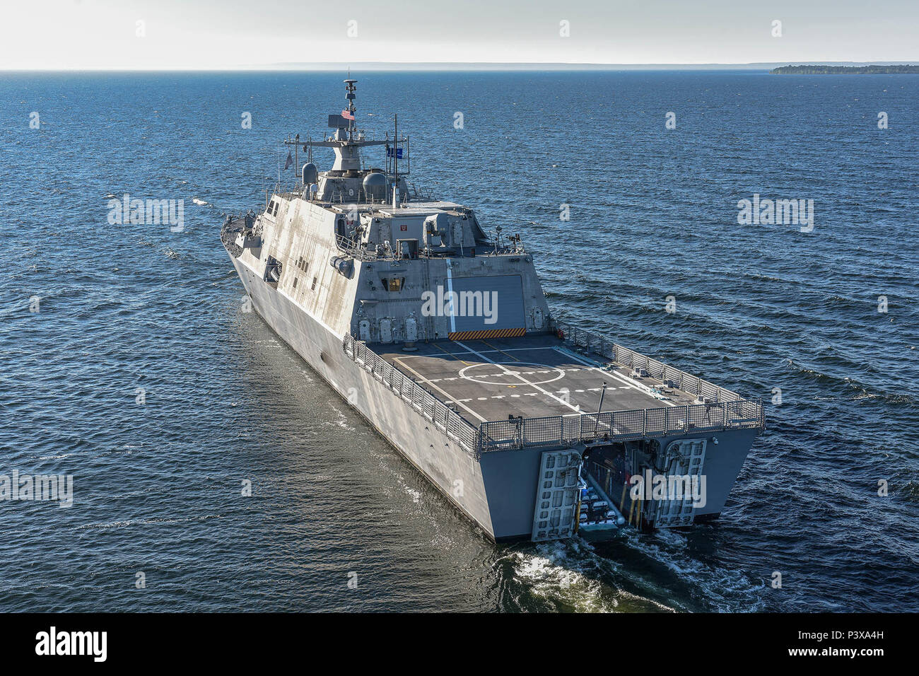 MARINETTE, Wisconsin (July 14, 2016) The future USS Detroit (LCS 7 ...