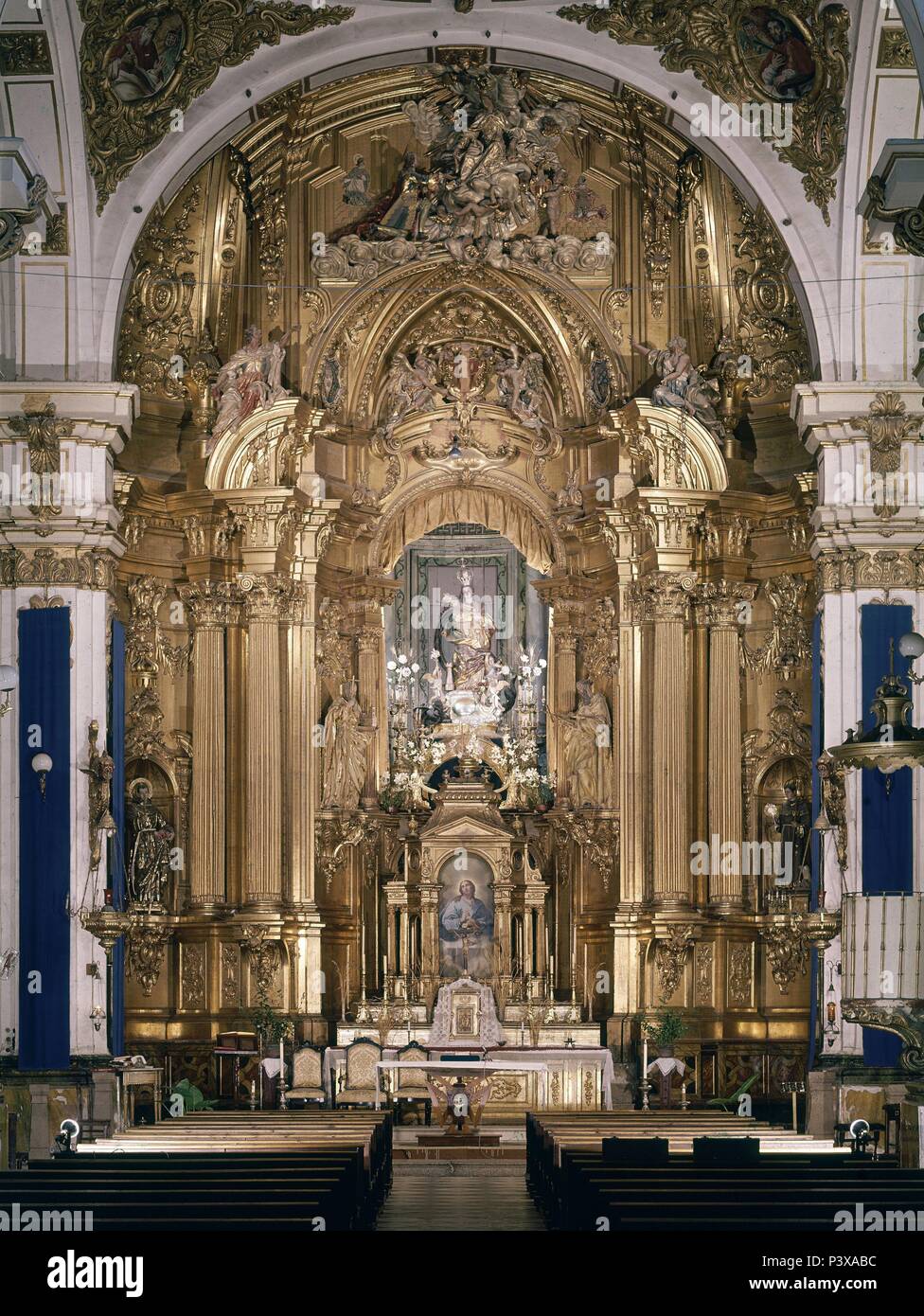 RETABLO MAYOR DE LA IGLESIA DE LA MERCED DE MURCIA - SIGLO XVIII ...